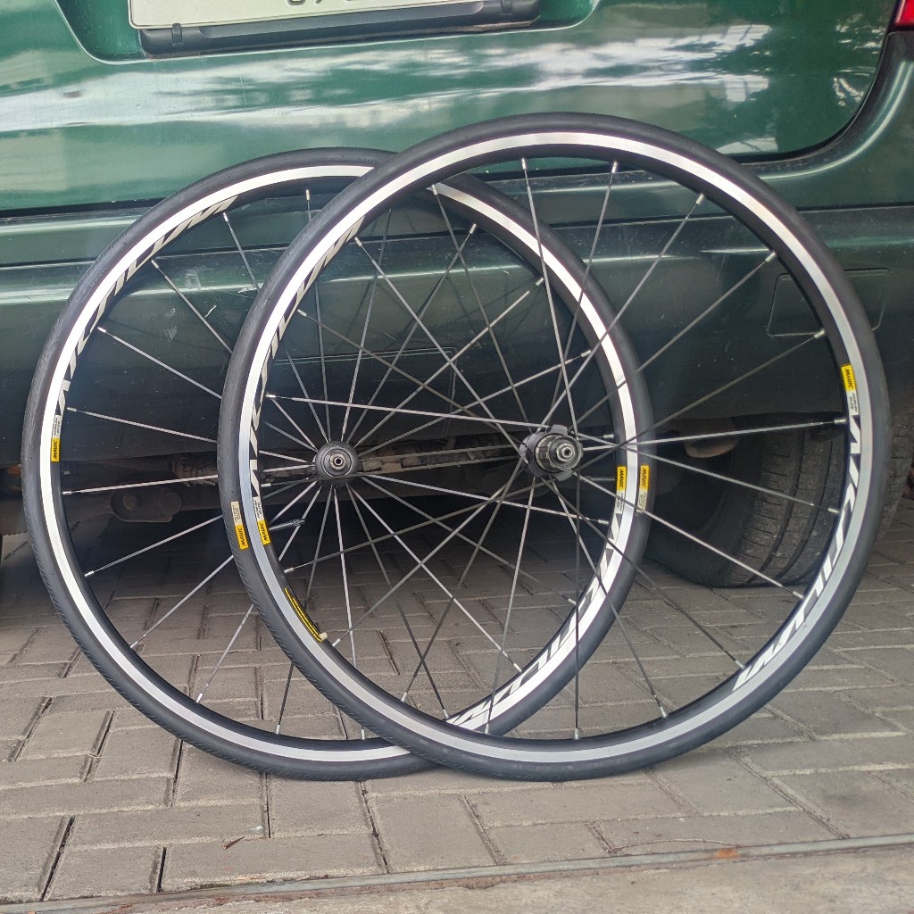 Jual Mavic Aksium Elite Wheel Set Road Bike Rim Brake Ban Mavic Yksion ...