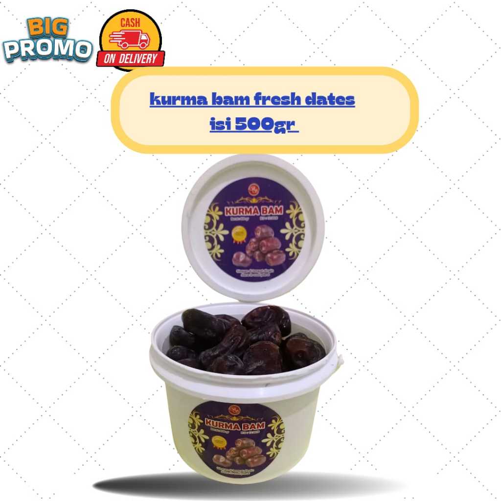 Jual Kurma Iran mazafati dates kurma bam Kemasan ember 500gr | Shopee ...
