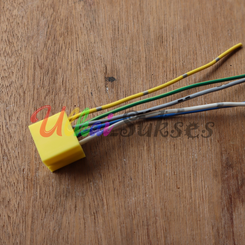 Jual Socket Cable Relay RE5P / Soket Kabel Rumah Relay Kaki 5 Pin Untuk Klakson & Lampu (5 Kabel ...