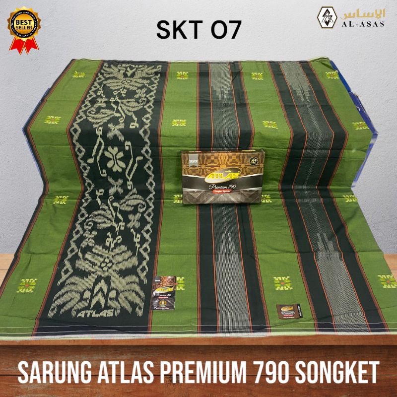 Jual AL ASAS Sarung ATLAS PREMIUM 790 SONGKET Silver | Shopee Indonesia