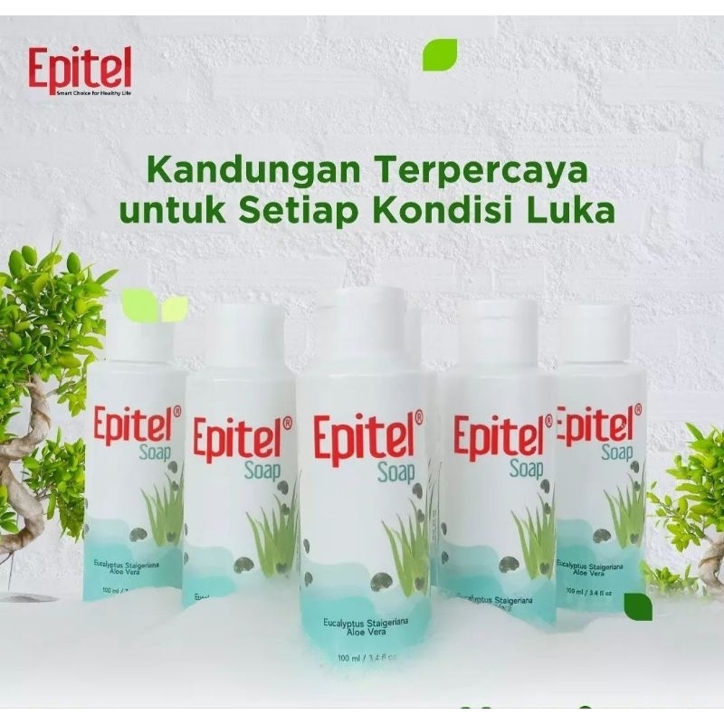 Jual Epitel Soap Sabun Cuci Luka 100 ml | Shopee Indonesia