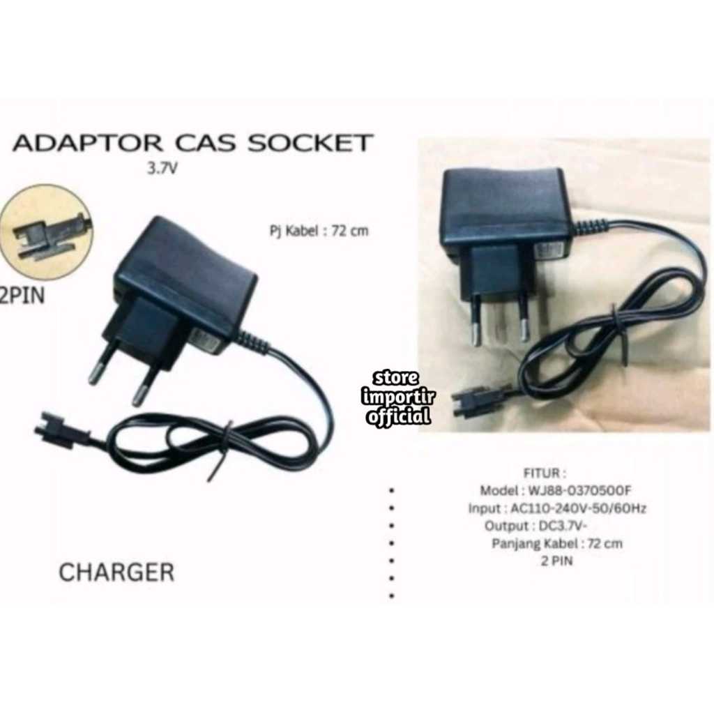 Jual Adaptor Charger Baterai Mobil Remote TGR 3456 Cass Batrey Remote ...