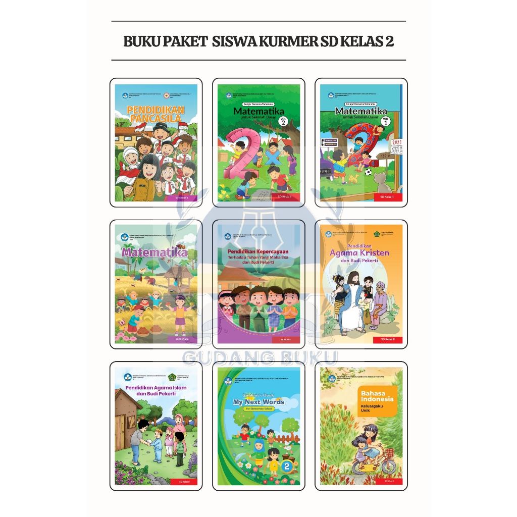 Jual Buku Paket Kurmer Siswa SD/Mi Kelas 2 Kurikulum Penggerak Merdeka Belajar Tahun 2024 ...