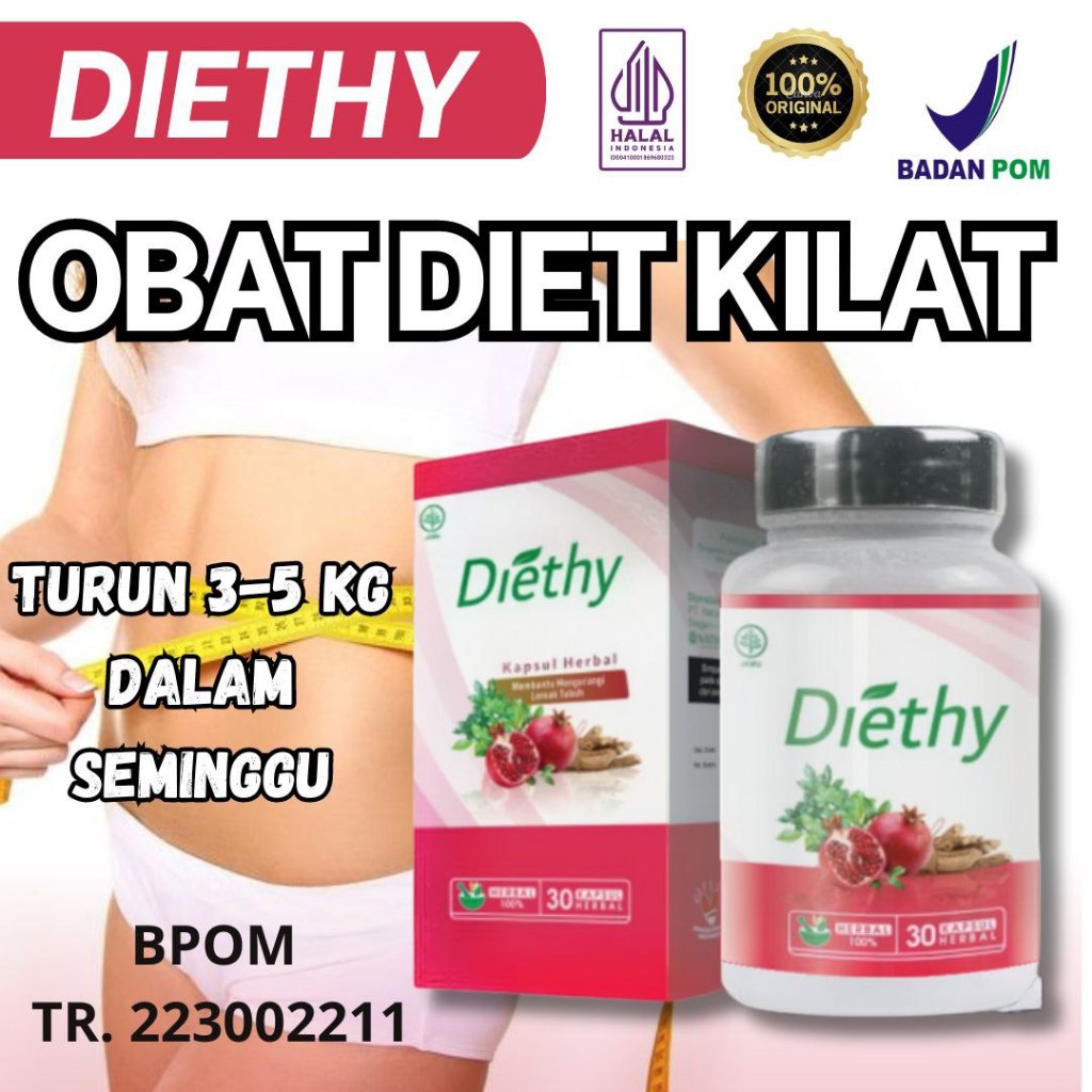 Jual DIETHY OBAT DIET DI JAMIN AMPUH / HERBAL DETOX ORIGINAL / PIL DIET ...
