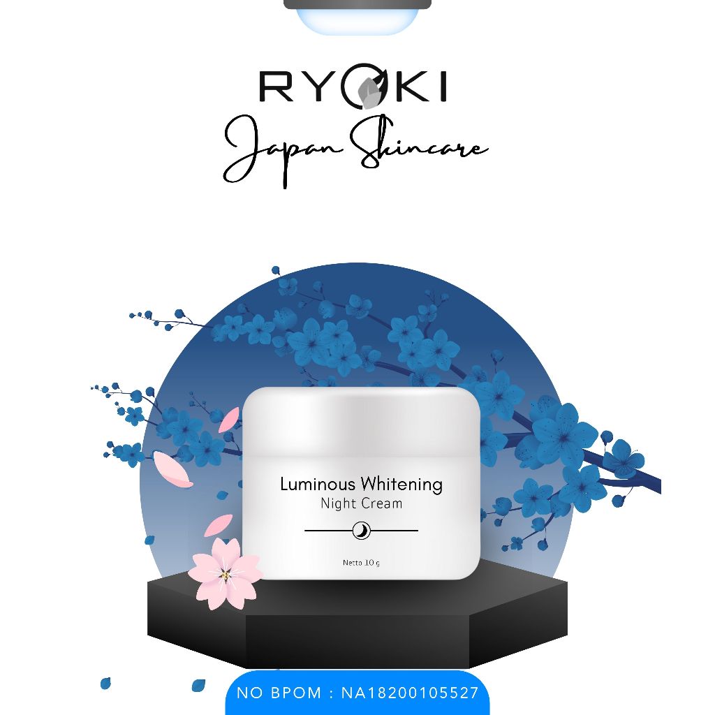 Jual Whitening Skincare Night Cream Krim Malam Pemutih Wajah Wanita ...