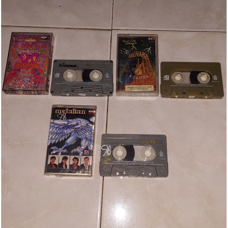Jual kaset Malaysia original CINEMA-Wayang org, MENARA-Korona, METALIAN ...
