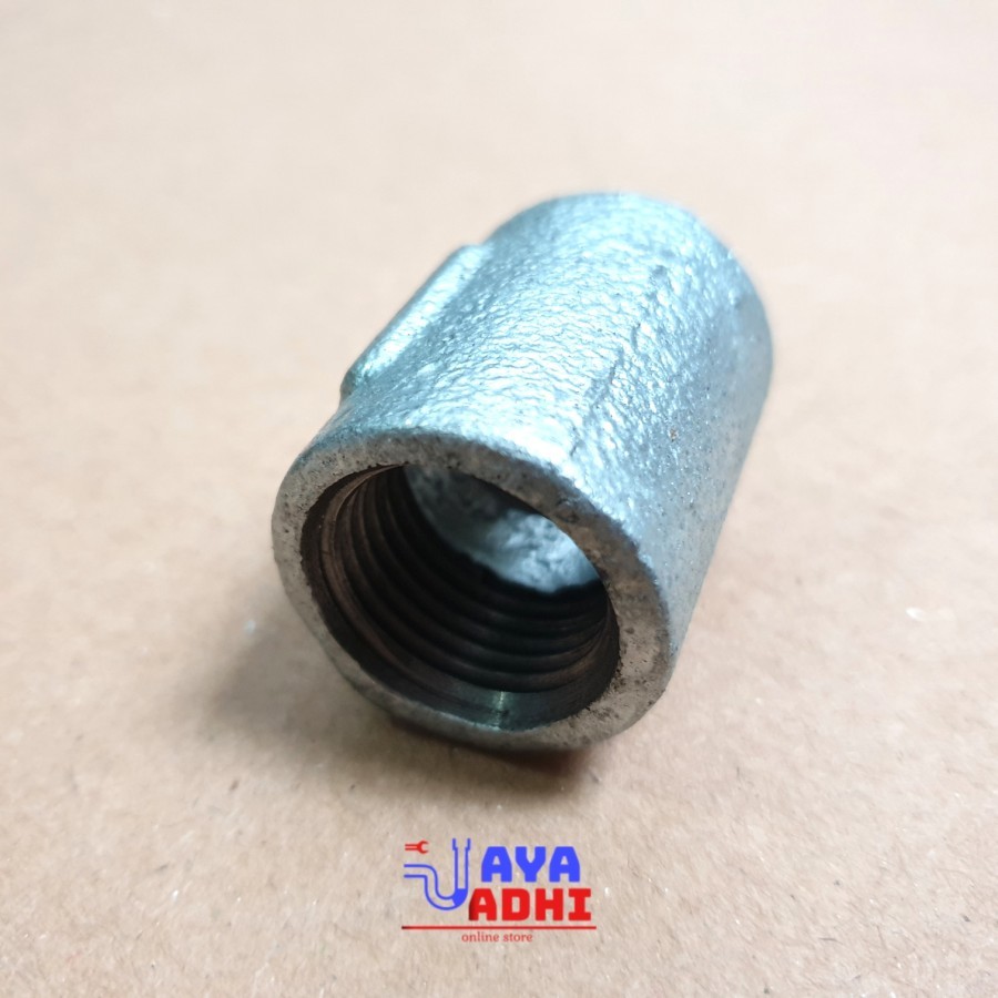 Jual GI Sok Socket Sambungan 1"- DN25 Galvanis Besi Soket | Shopee ...