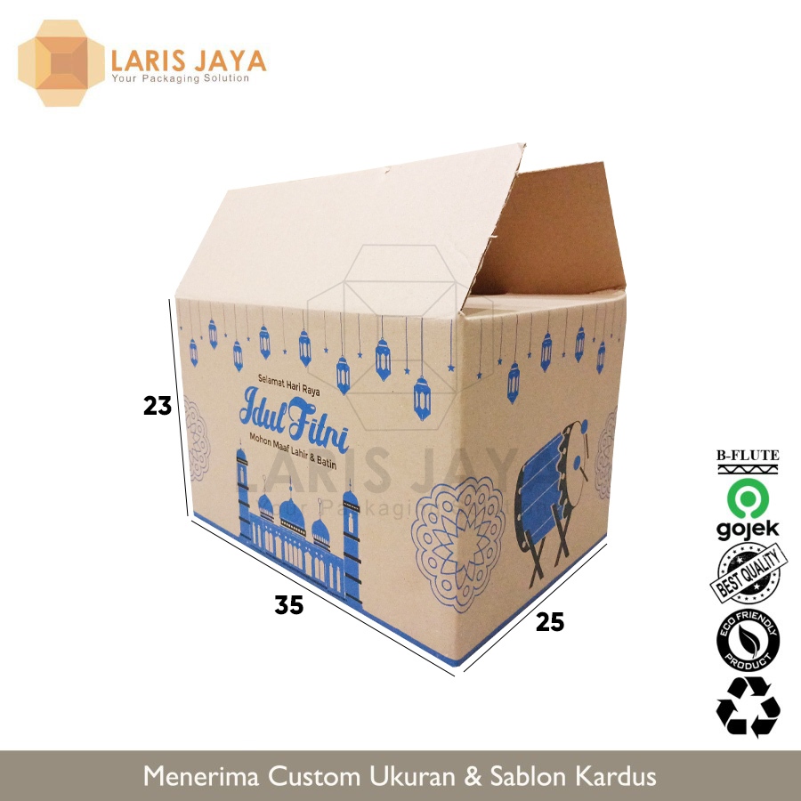 Jual Kardus Lebaran / Box Parcel Sembako / Dus Hampers Idul Fitri ...