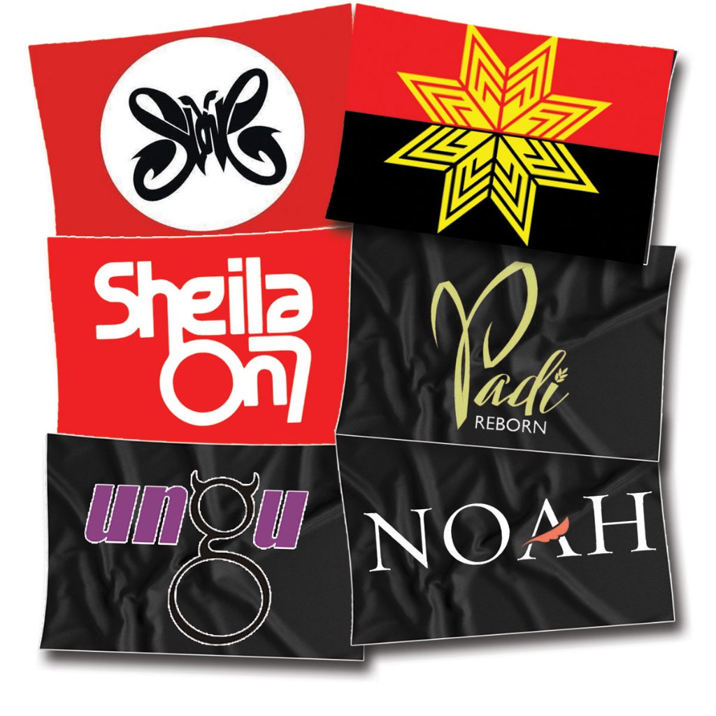 Jual POSTER FLAG - SLANK / SHEILA ON 7 / UNGU PADI / DEWA 19 NOAH ...