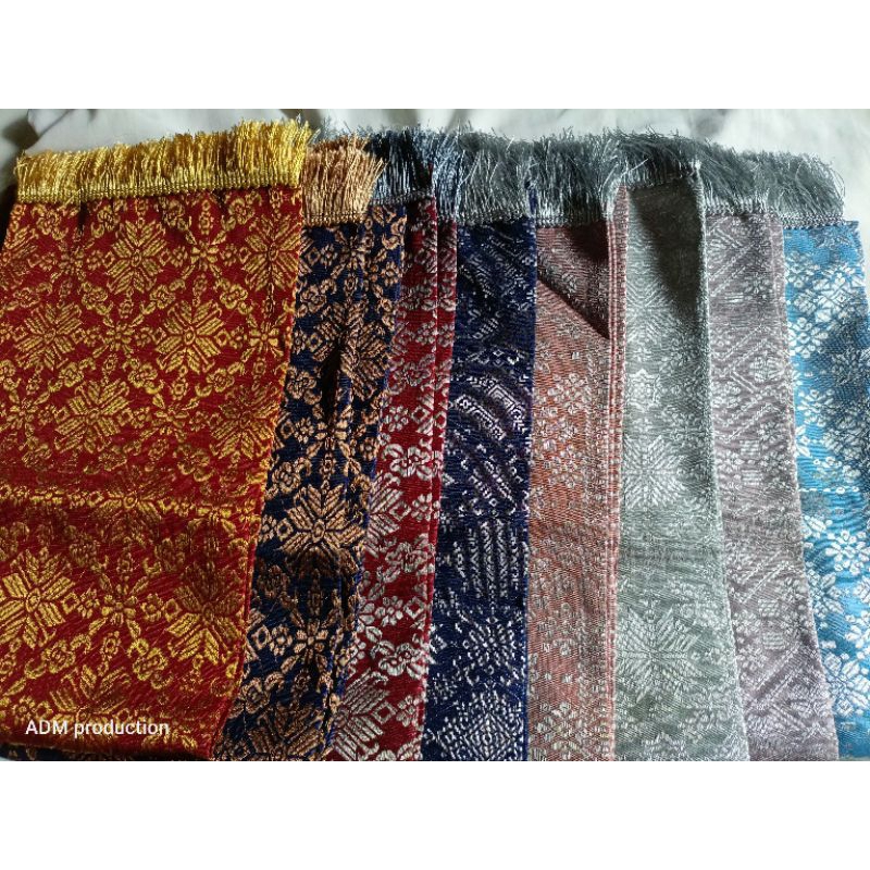 Jual New slendang songket palembang termurah//songket slendang ...