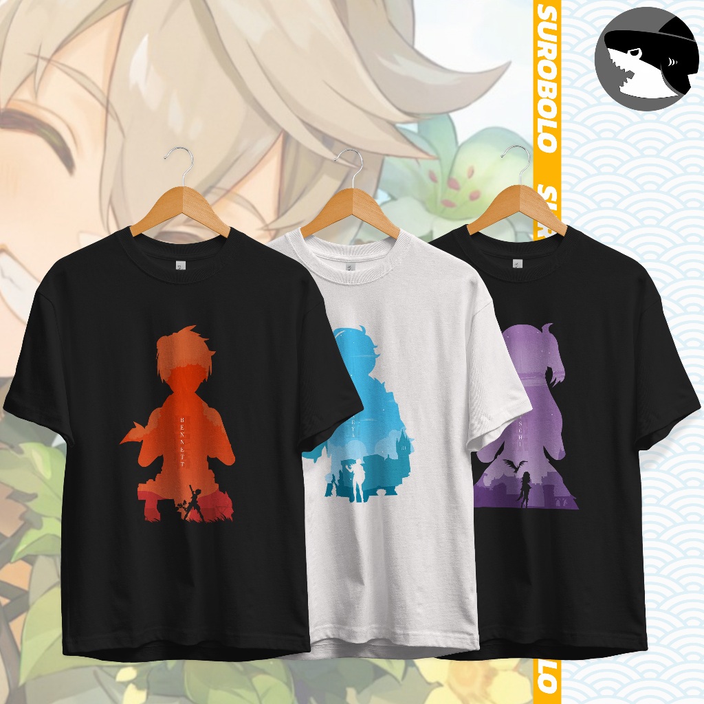 Jual WANDREAM - Kaos game genshinn impact monstadt series v2 bennett ...