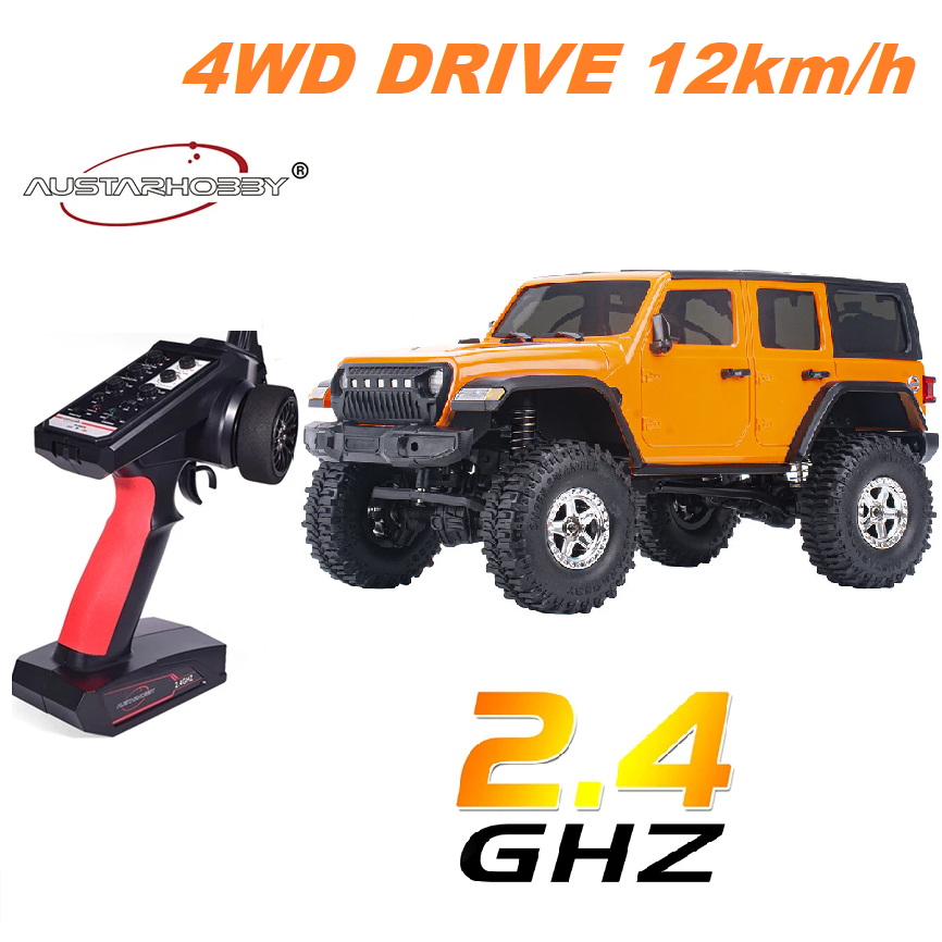 Jual AUSTAR AX8560 4WD RTR Jeep Rubicon Hard Body 1/18 Rep Clone TRX4m ...