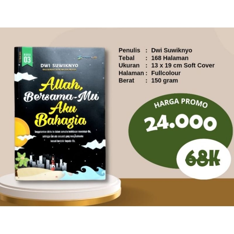 Jual BUKU ALLAH BERSAMAMU AKU BAHAGIA 03 | Shopee Indonesia