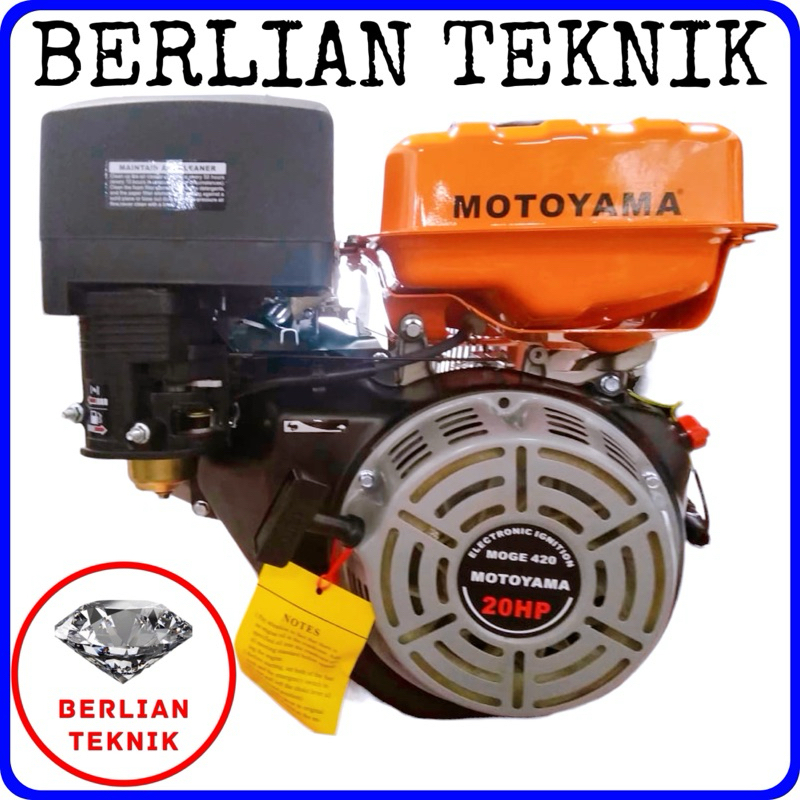 Jual Mesin Penggerak Bensin Engine Gasoline Motoyama Moge MGE 420 / 20 ...