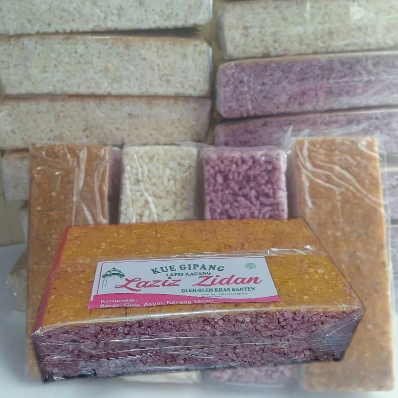 Jual Kue Gipang Lapis Kacang Manis Kenyal Khas Banten | Shopee Indonesia