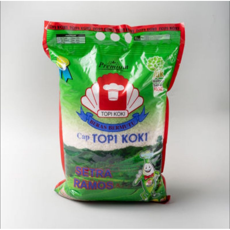 Jual BERAS CAP TOPI KOKI 5KG | Shopee Indonesia