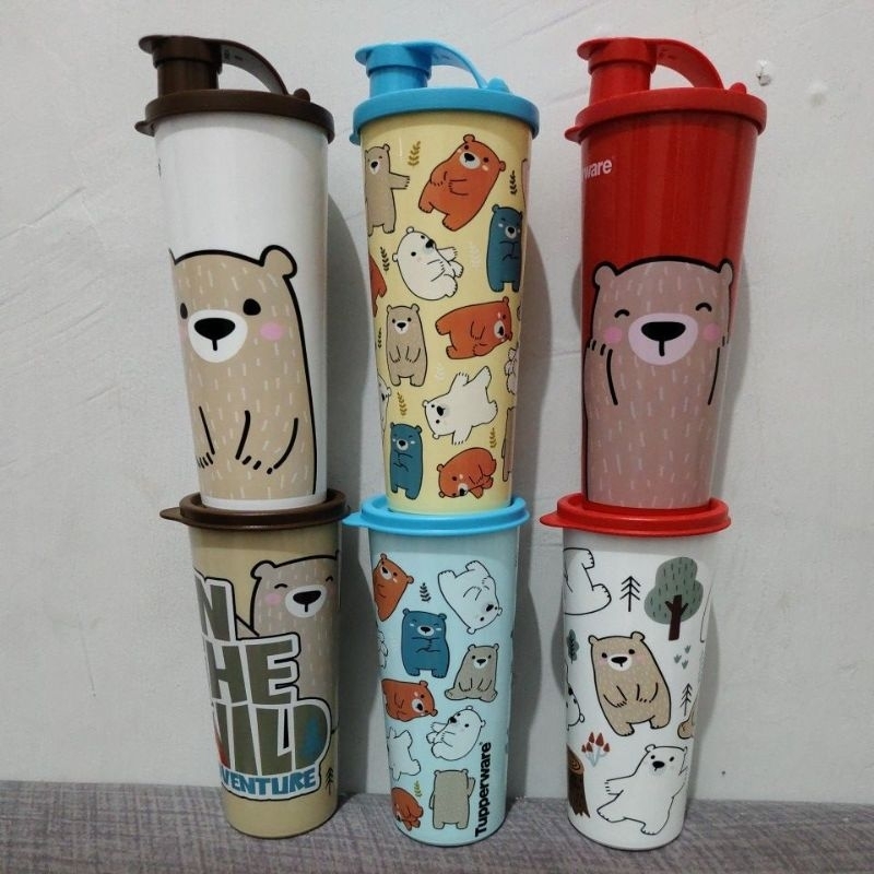 Jual TUPPERWARE BOTTLE WITH FLIP | BOTOL MINUM TUPPERWARE | Shopee ...