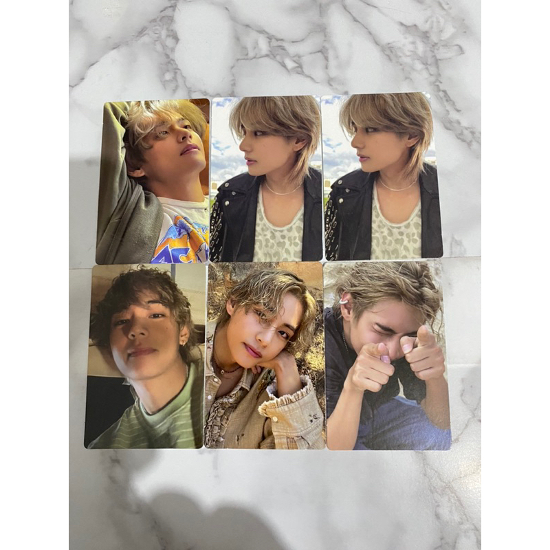 Jual Sale BTS V Kim Taehyung Layover Album Purple Version Photocard ...