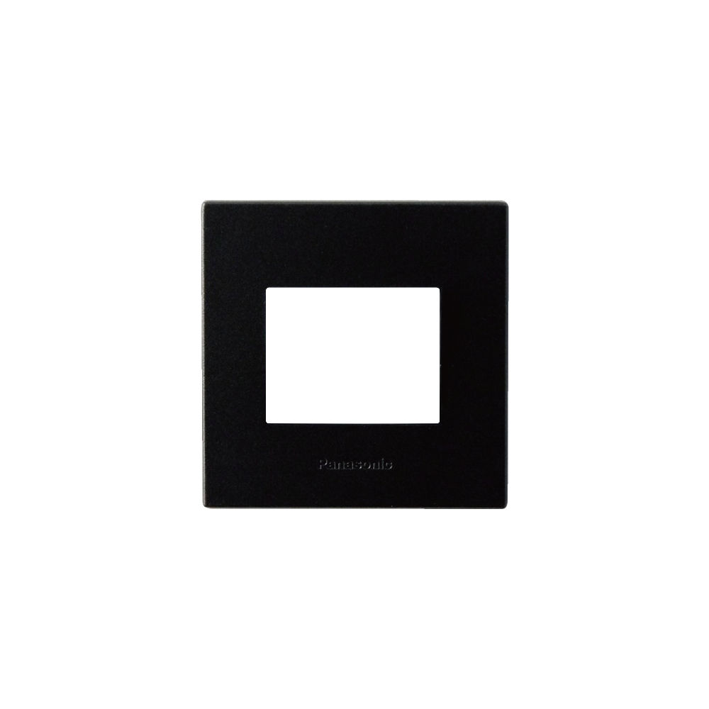 Jual Frame Kosong 1 Gang 2 Mata Device Module Outlet Saklar Lampu Hitam ...