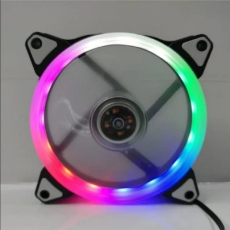 Jual Fan Casing 12cm x 12cm RGB Led Rainbow Connector Molex | Shopee ...