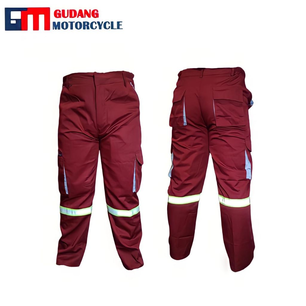 Jual Celana Wearpack/ Celana Cargo Merah Maroon | Shopee Indonesia