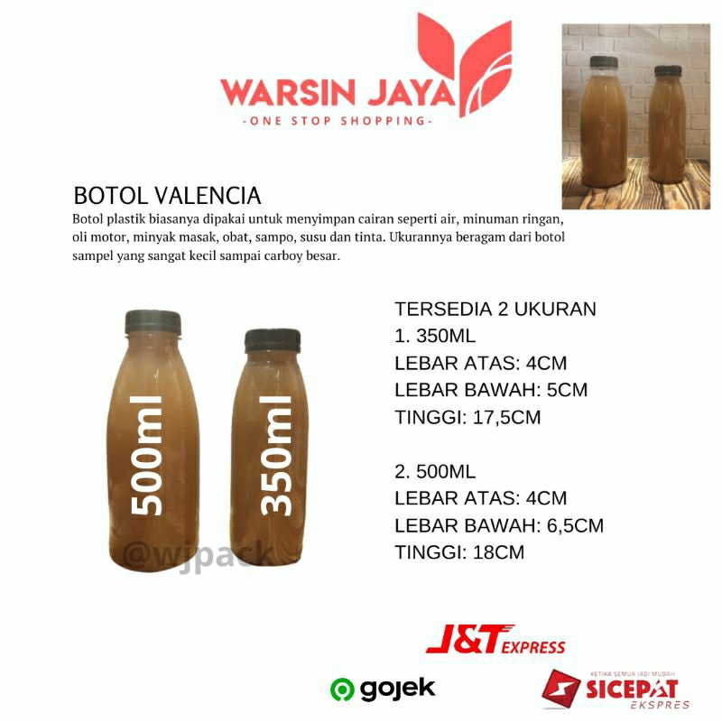 Jual BOTOL PLASTIK VALENCIA/LUSIN | Shopee Indonesia