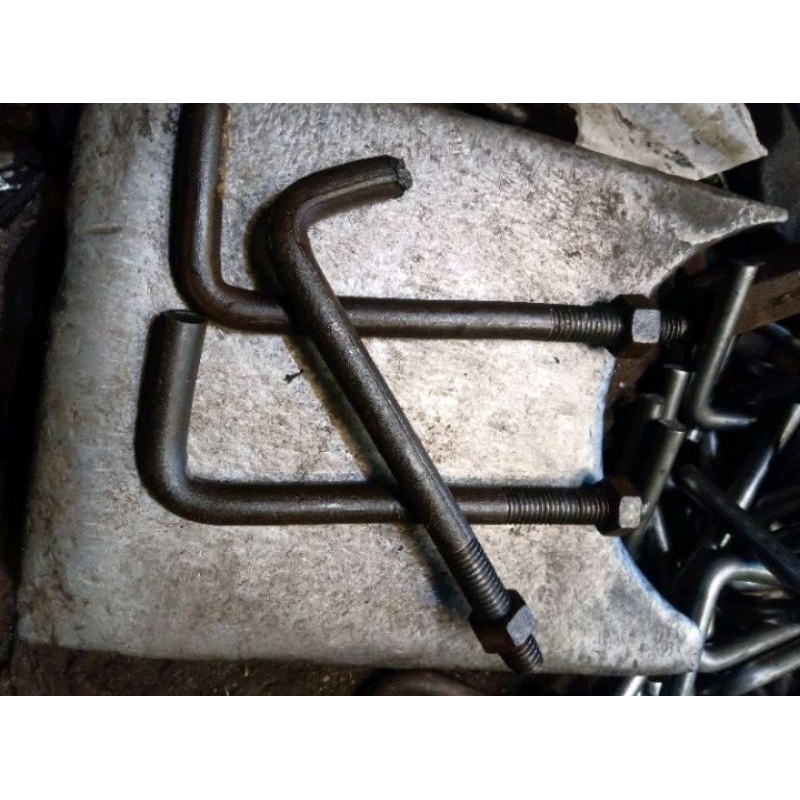 Jual ( PreOrder ) baut angkur angker anchor bolt L m16 ( 5/8 ) m 16 16 ...