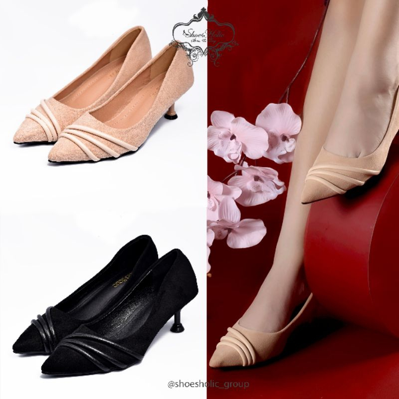 Jual Sepatu Hells Wanita Import Premium 1891-11 (2 Warna) | Shopee ...