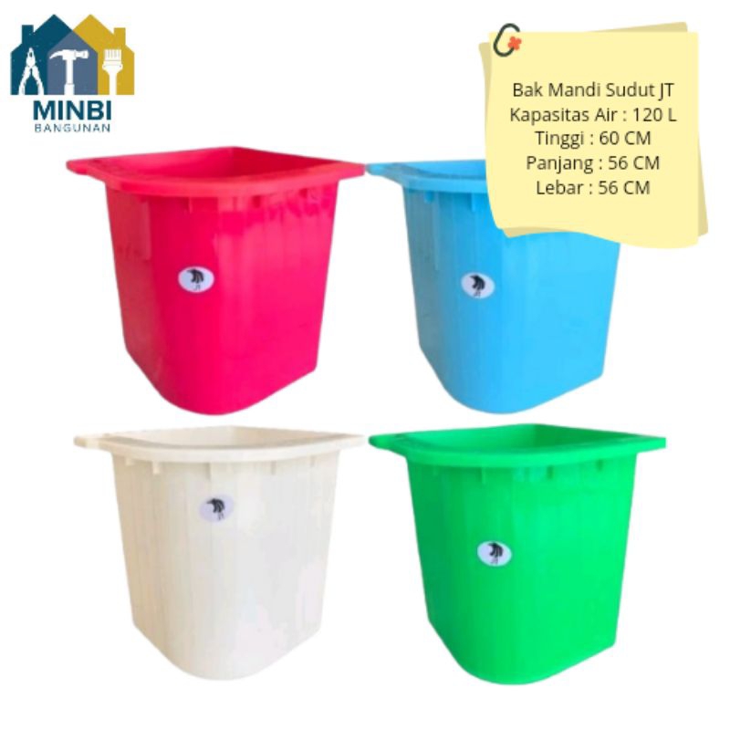 Jual BAK MANDI SUDUT 120 LITER DELUXE / BAK KAMAR MANDI SUPER PREMIUM ...