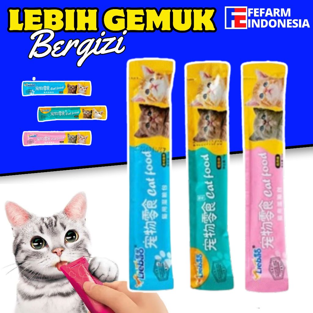 Jual Snack kucing Adult Kitten Cream Basah Hewan Setara Meo Creamy ...