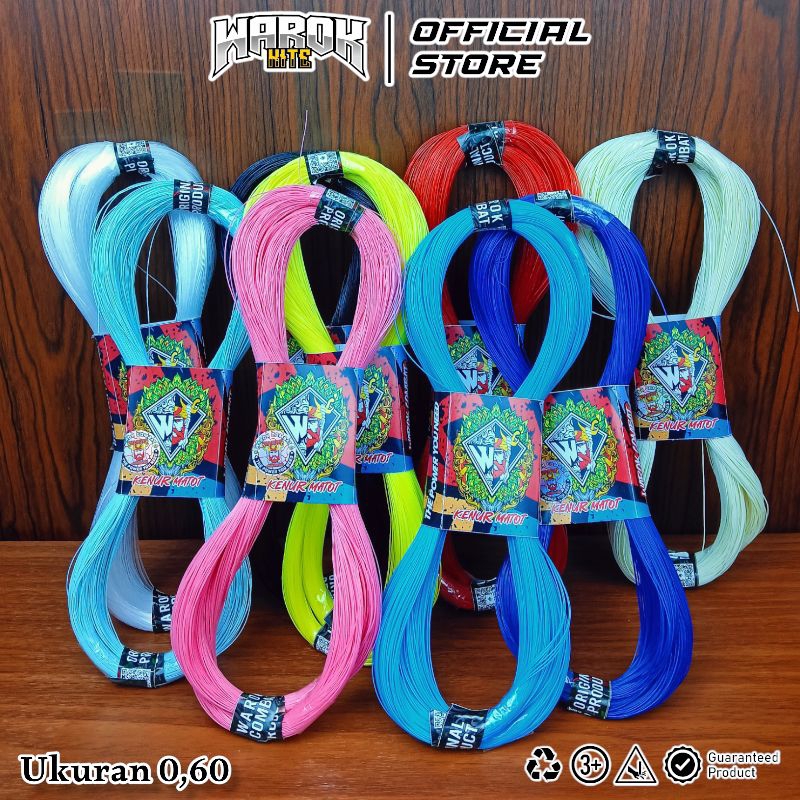 Jual Senar/Kenur Layangan MATOT UK 0,50 By Warok (Satu Gulungan Penuh ...