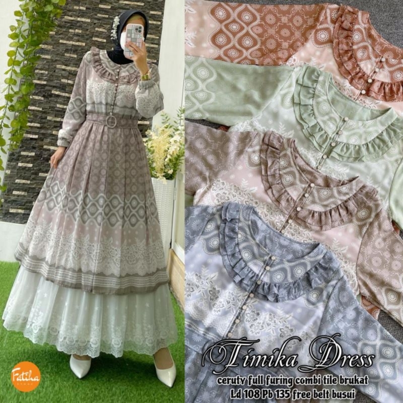 Jual MAXI DRESS TIMIKA BY FATIHA | Shopee Indonesia