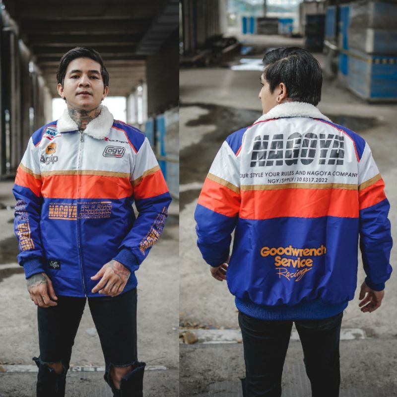 Jual NASCAR JACKET NAGOYA MODEL KERAH BERBULU SPEED TRUST JAKET SUNMORI ...