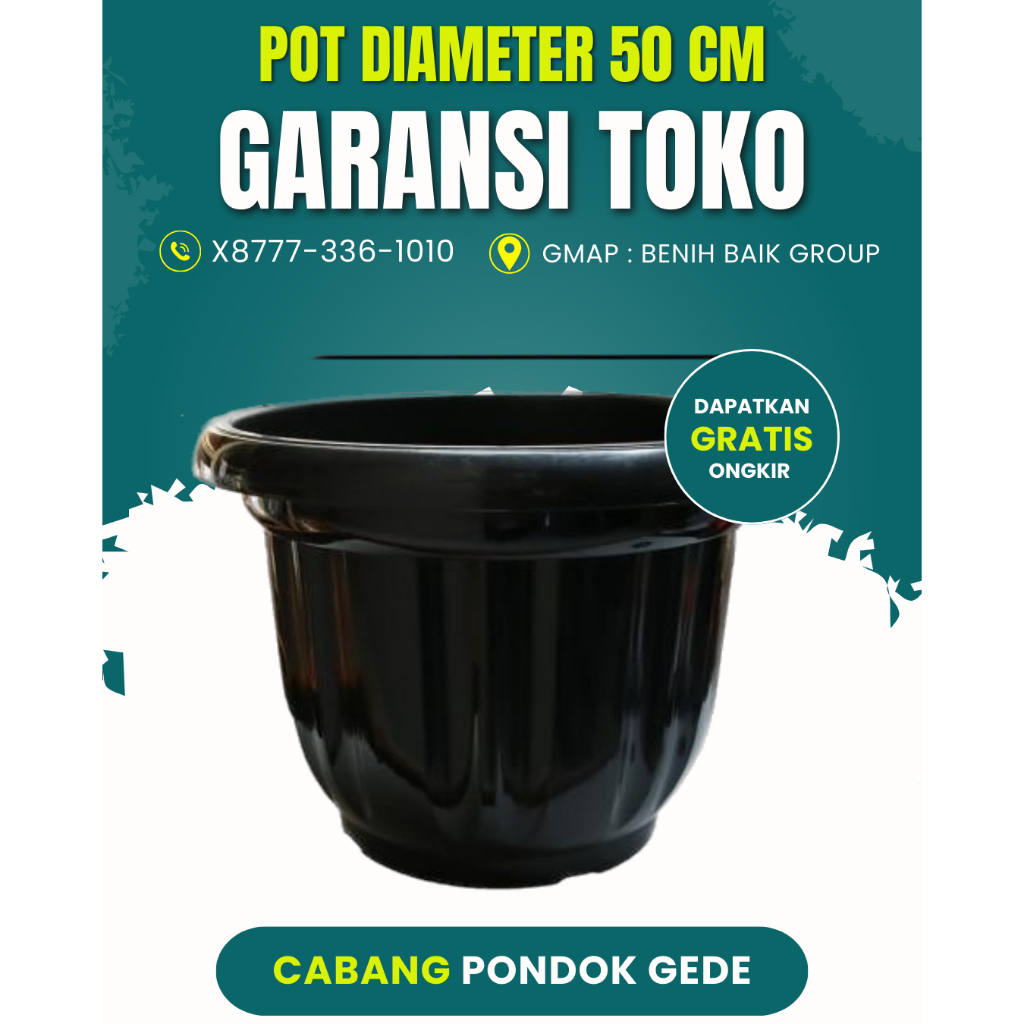 Jual Pot Besar 50 cm Lokasi PONDOK GEDE Tanaman Hias Buah Cangkok ...