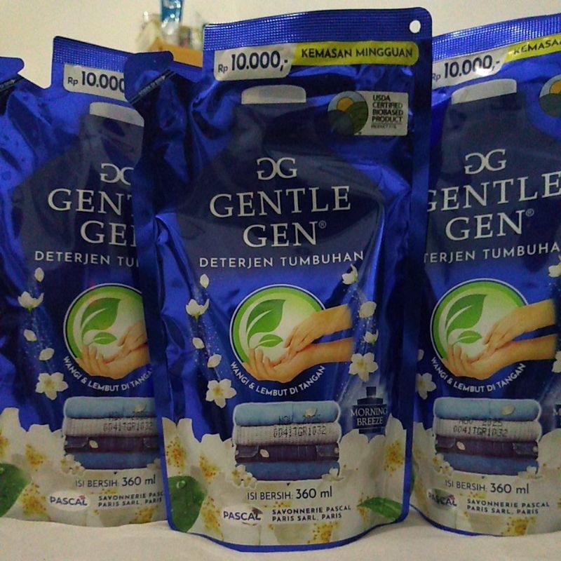 Jual GENTLE GEN DETERJEN TUMBUHAN 360 ML | Shopee Indonesia