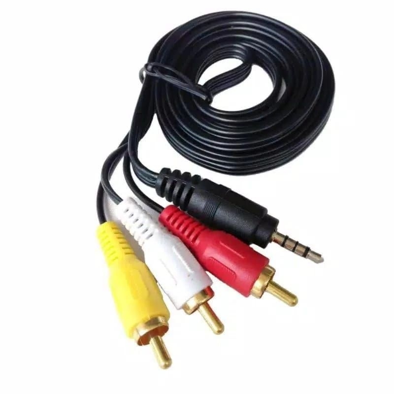 Jual KABEL RCA 3 IN 1 UNTUK STB ANDROID KE TV TABUNG | Shopee Indonesia