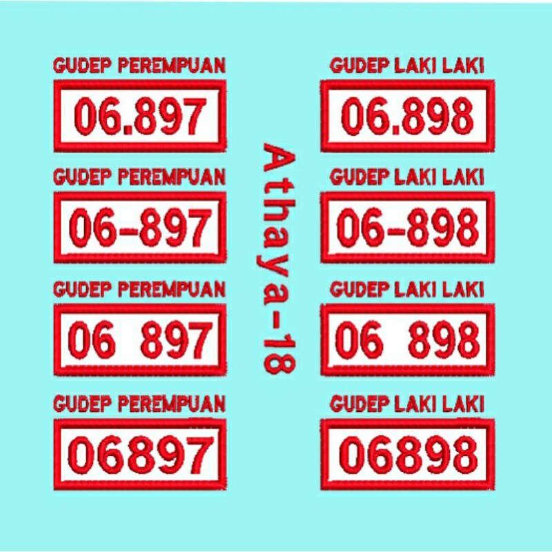 Jual CETAK GUGUS DEPAN (GUDEP) SESUAI PESANAN | Shopee Indonesia