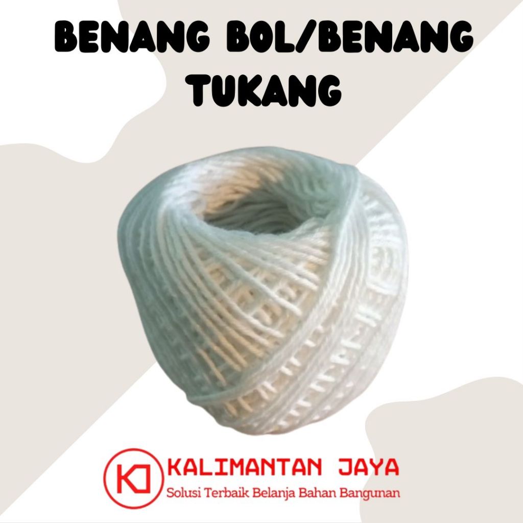 Jual Benang Bol - tali rami - Benang kasur - Benang tukang - bola bol ...