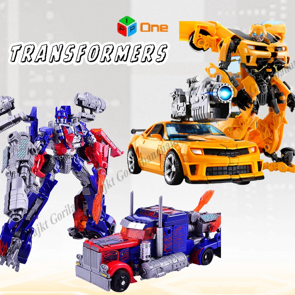 Jual Optimus Prime Bumblebee Transformers Deformation Action Figure Untuk Anak Mainan Robot ...