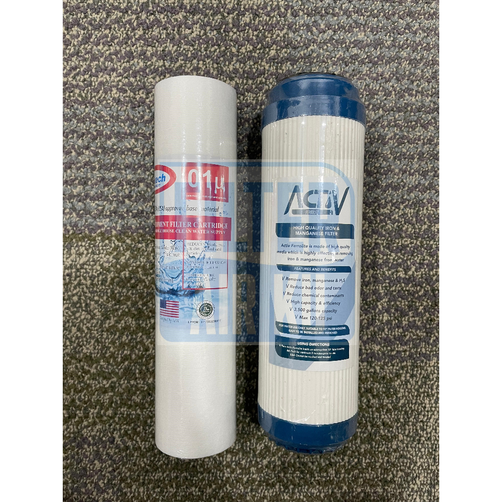 Jual Paket Refil Filter Air Sedimen - Ferrolite ACTIV 10" | Shopee ...