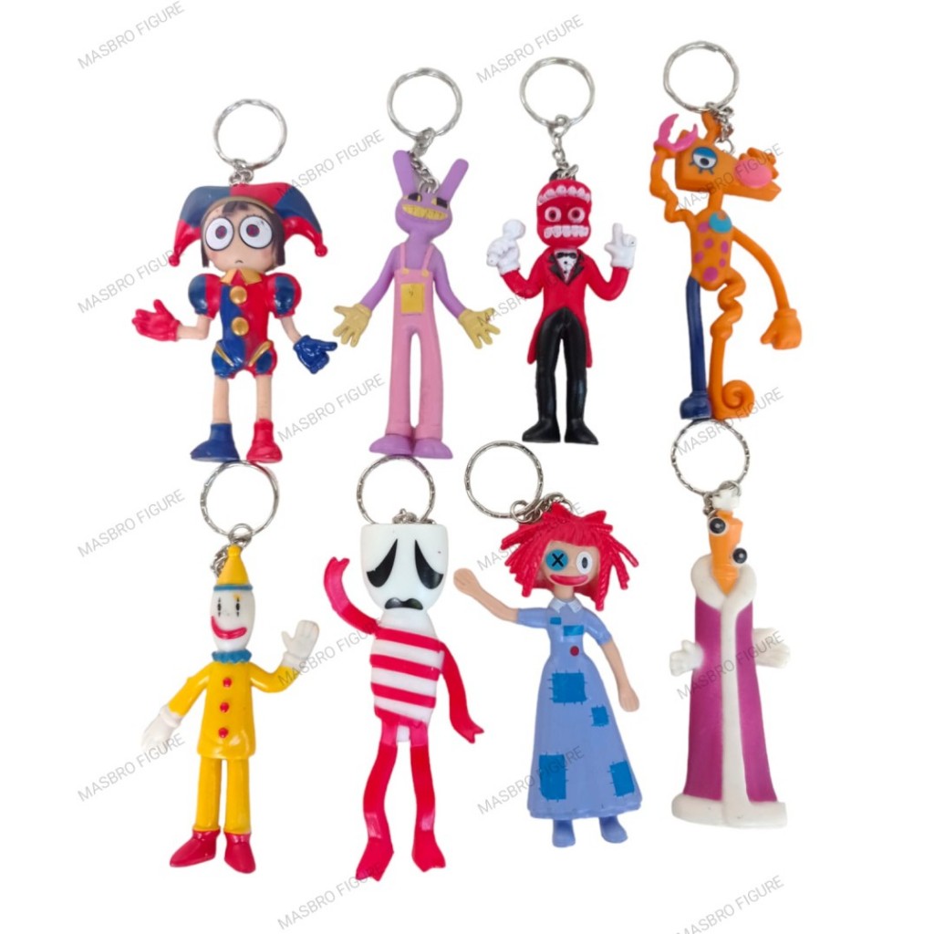 Jual The Amazing Digital Circus Action Figure Set Isi 8pcs Pomni Jax ...
