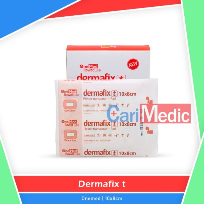 Jual Dermafix T 10cm x 8cm | Plester Luka Transparan Anti Air OneMed ...