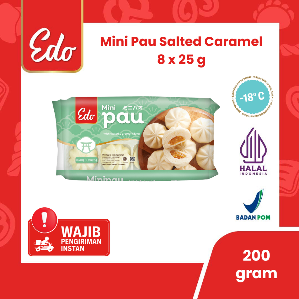 Jual Edo Mini Pau Salted Caramel 200 Gr | Shopee Indonesia