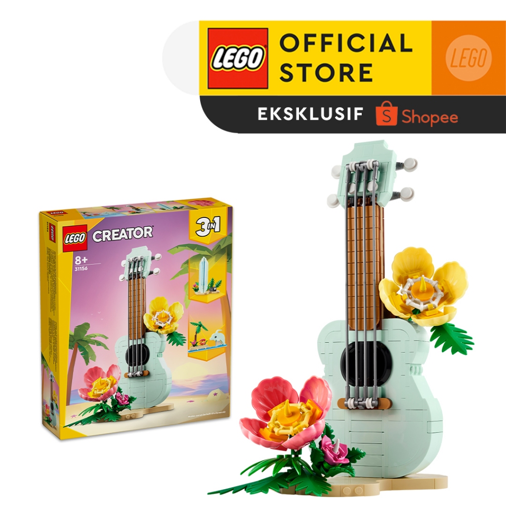 Jual LEGO Creator 31156 Tropical Ukulele 3in1 Toy Set (387 Pieces ...
