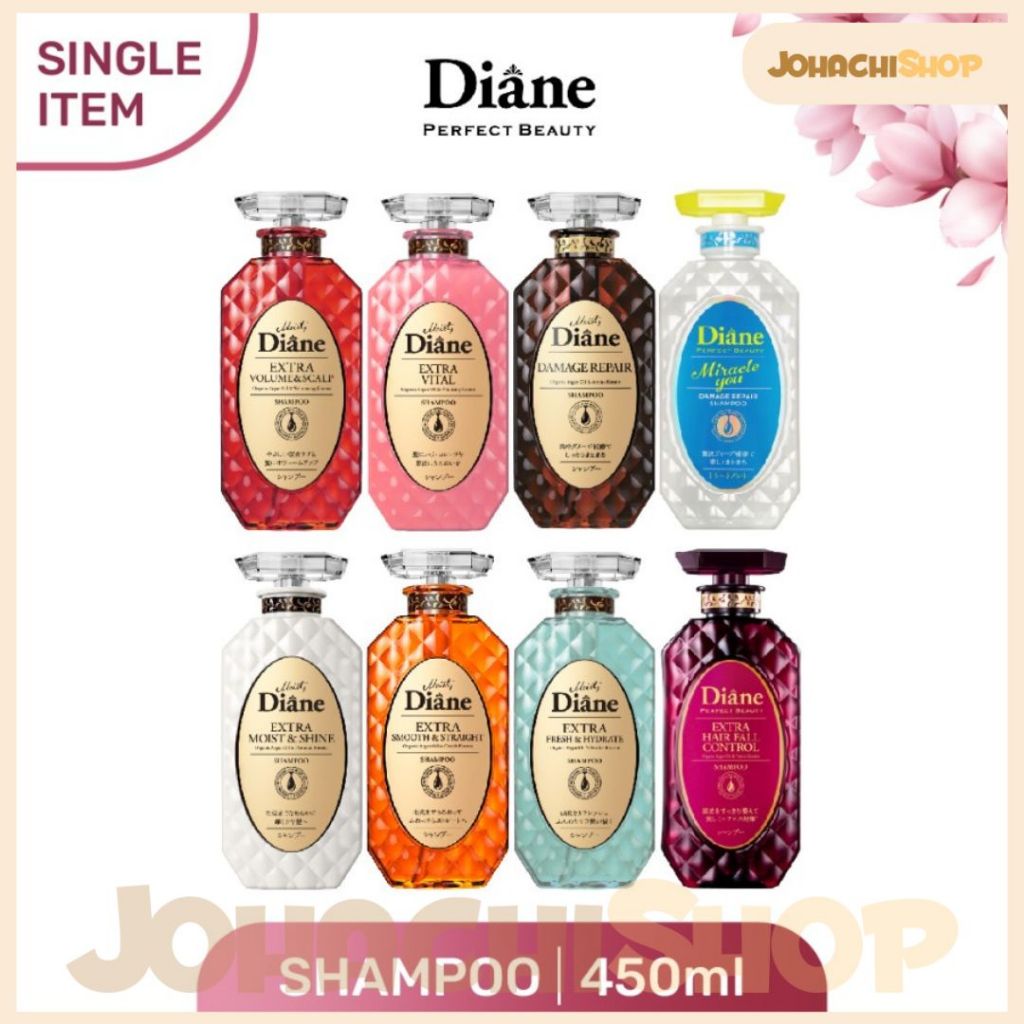 Jual MOIST DIANE Shampoo Treatment Perawatan Rambut All varian 450 ml ...
