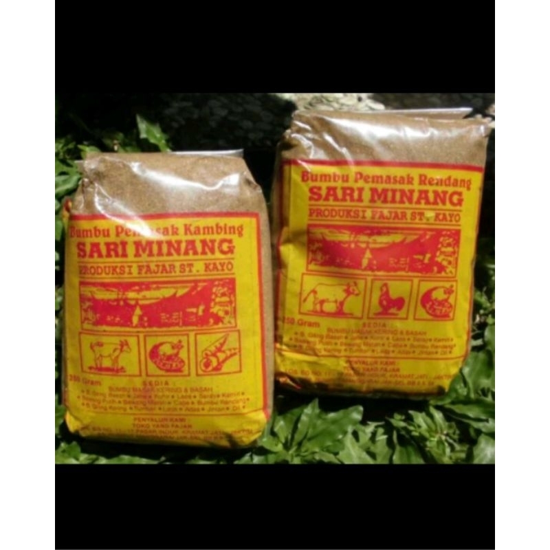 Jual Sari minang bumbu rendang & Bumbu Kari kambing 250 Gram HITS TOP ...