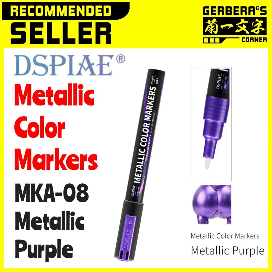 Jual DSPIAE MKA Metallic Color Markers Marker Gundam Model Kit | Shopee ...