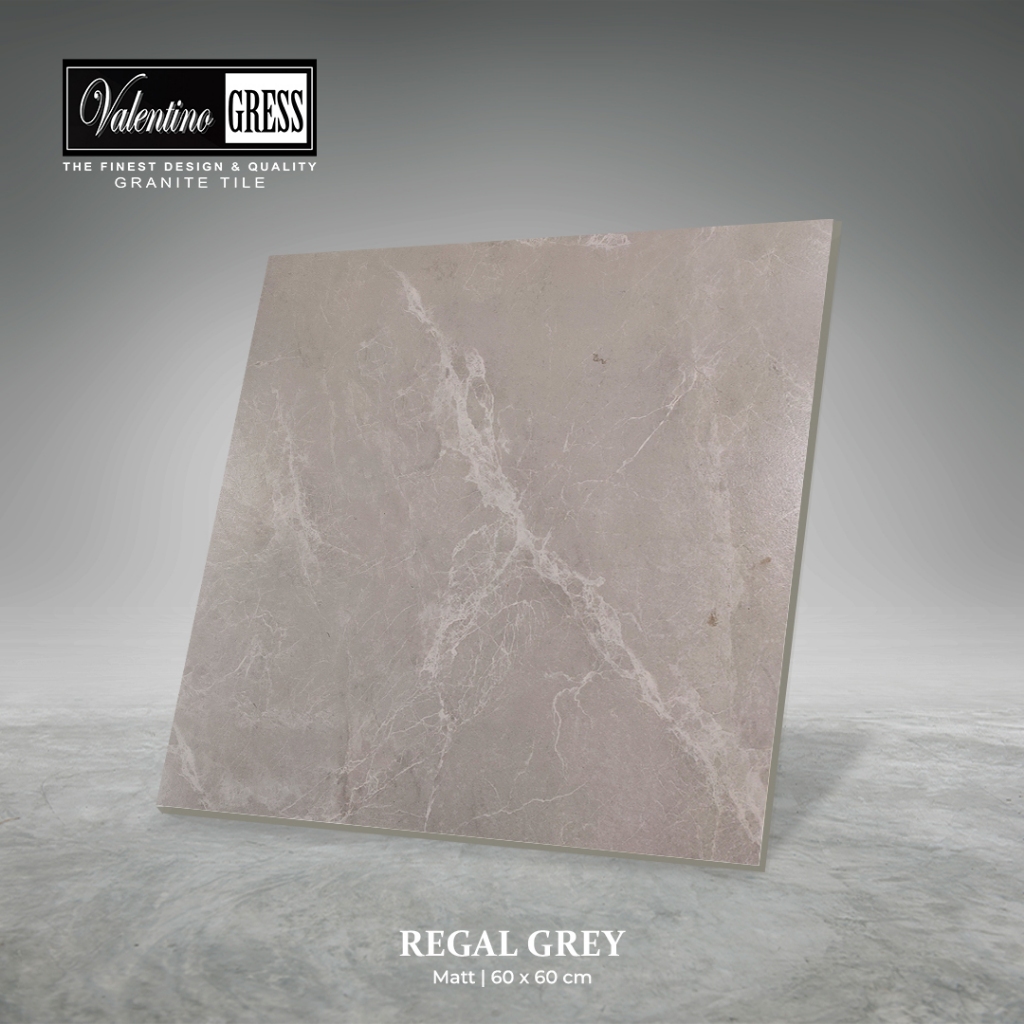 Jual GRANITE VALENTINO GRESS 60X60 CM - REGAL GREY | Shopee Indonesia