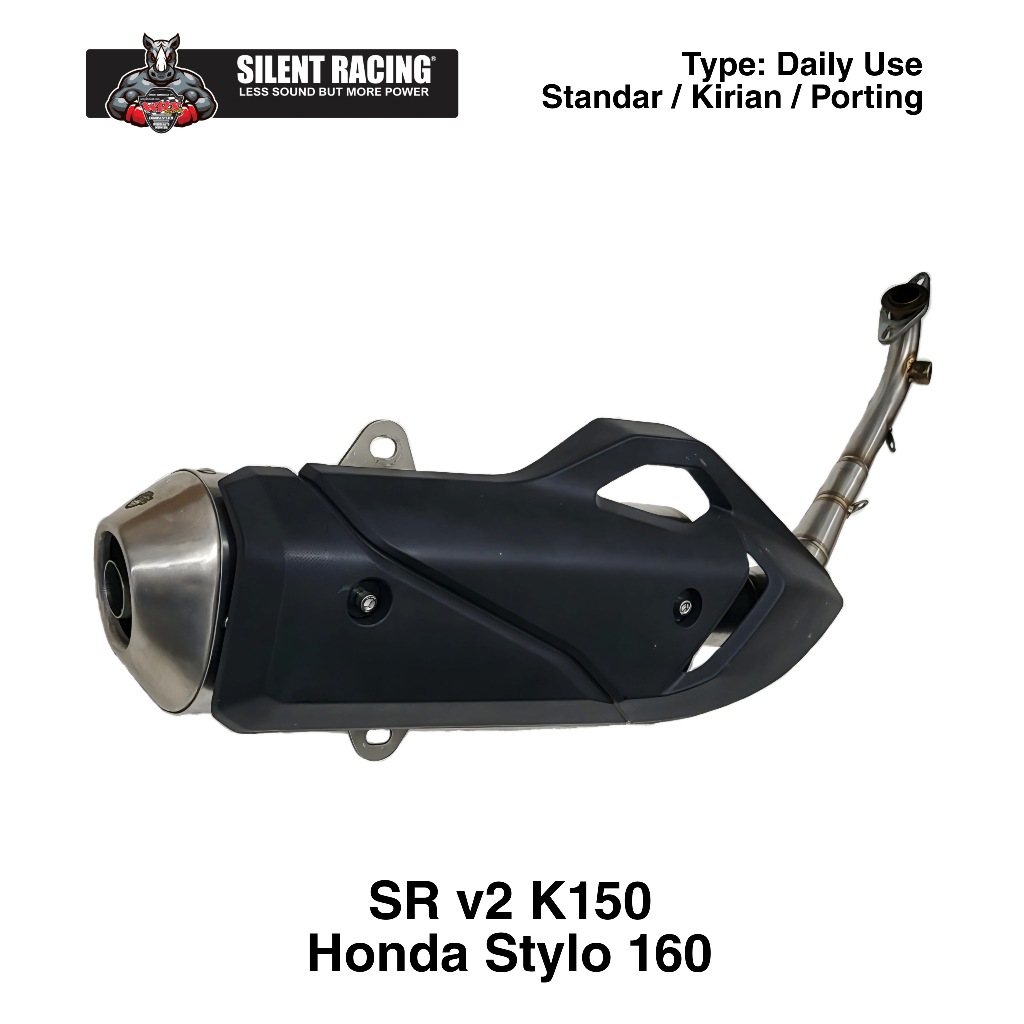 Jual Knalpot WRX SR v2 K150 Stylo 160 | Shopee Indonesia