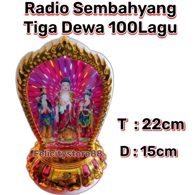 Jual RADIO SEMBAHYANG BUDDHA / RADIO SEMBAHYANG TIGA DEWA 100LAGU ...